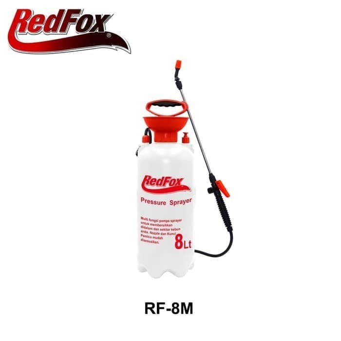 REDFOX RF8M penyemprot Hama Semportan PRESSURE SPRAYER 8 Liter – Timur Jaya