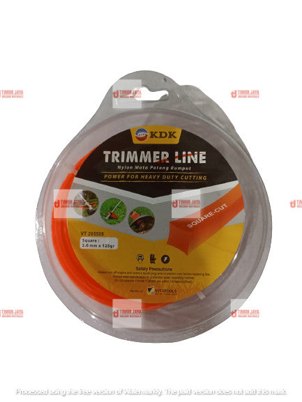 KDK Senar 20 M KOTAK Mesin Potong Rumput 2.4 mm Grass Trimmer Line ...