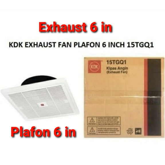 Exhaust Fan Plafon / Ceiling Mount Plafond KDK 15TGQ 6 Inch – Timur Jaya
