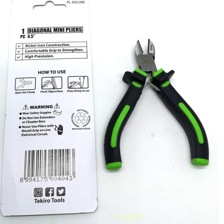 TEKIRO MINI tang POTONG 4.5 inch Diagonal cutting tang knip – Timur Jaya