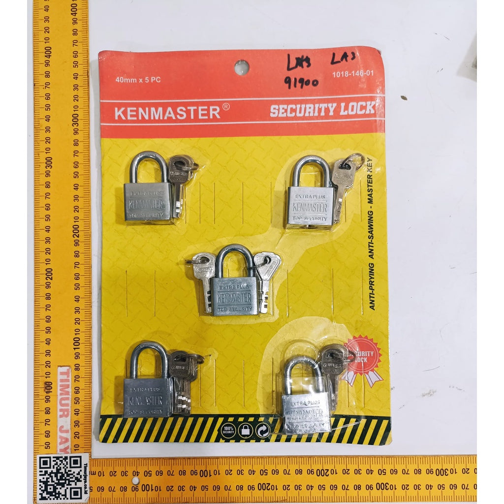 KENMASTER GEMBOK isi 5 Pcs Kunci Pendek Master Key Set – Timur Jaya