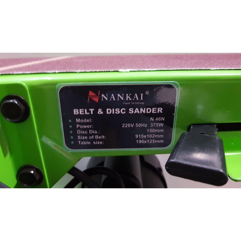 Mesin Belt Sander Amplas Duduk NANKAI disc – Timur Jaya