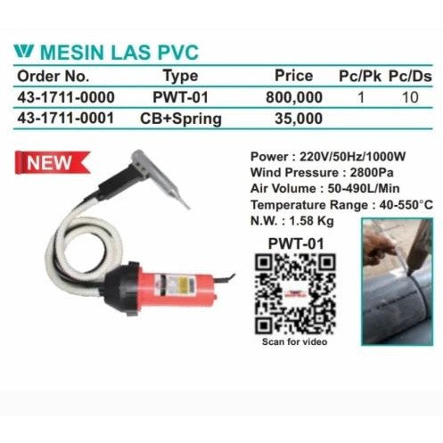 mesin las / pemanas pipa pvc welding machine perkakas tool Nankai ...
