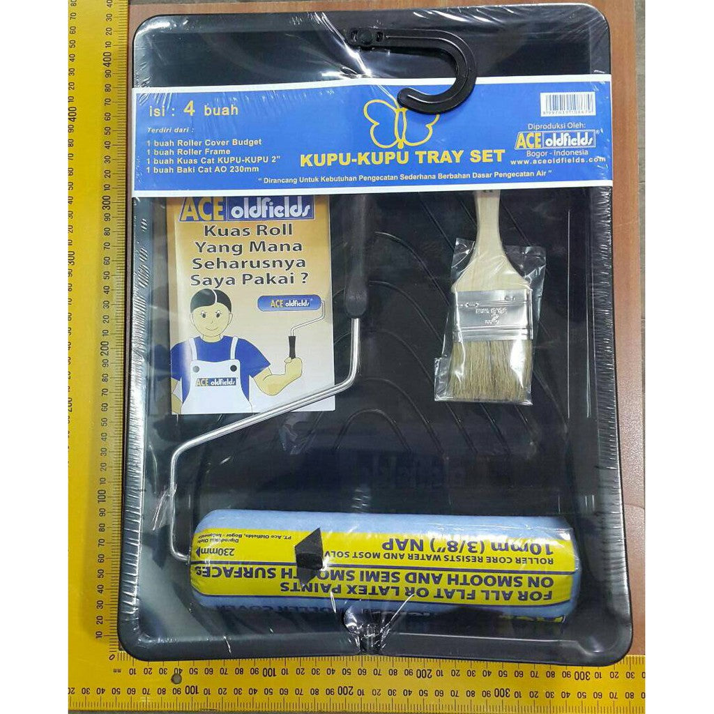 1 set ACE bak cat kas 2 inch kuas roll koas – Timur Jaya
