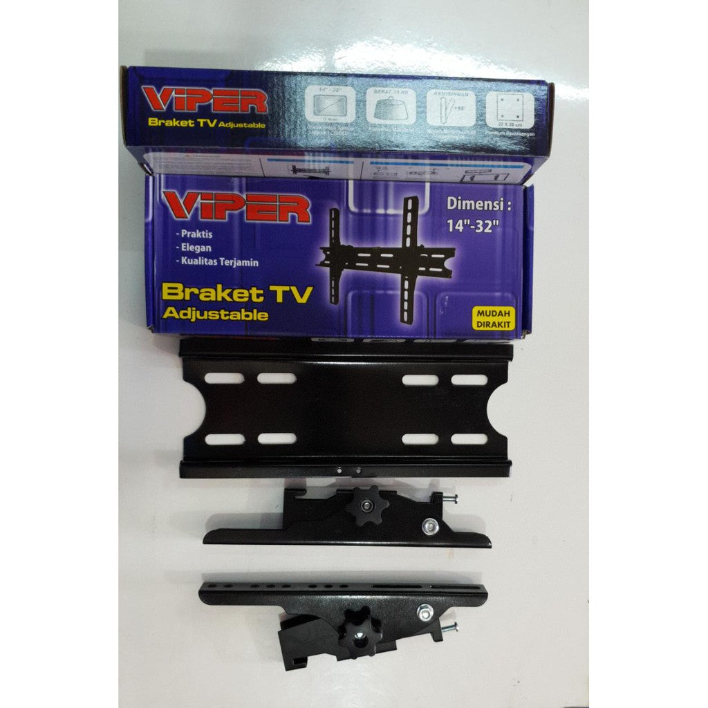 VIPER Adjustable Bracket Tv LCD LED 14 - 32 inch breket braket – Timur Jaya