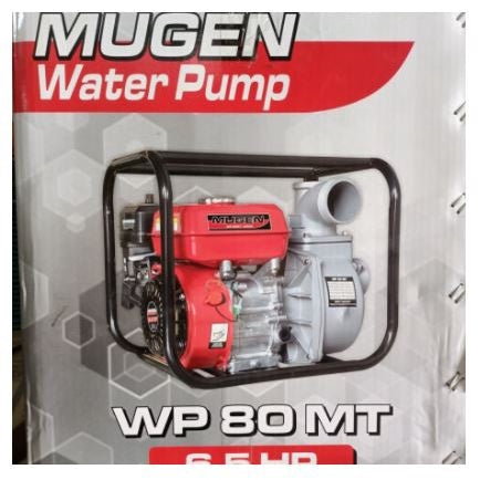 MUGEN WP80MT Water Pump 3" 6.5 HP Engine Bensin Mesin Pengge – Timur Jaya