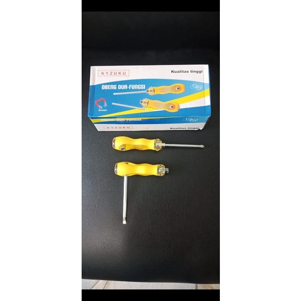 K55 OBENG 3 Way Plus Minus Screwdriver Obeng T – Timur Jaya