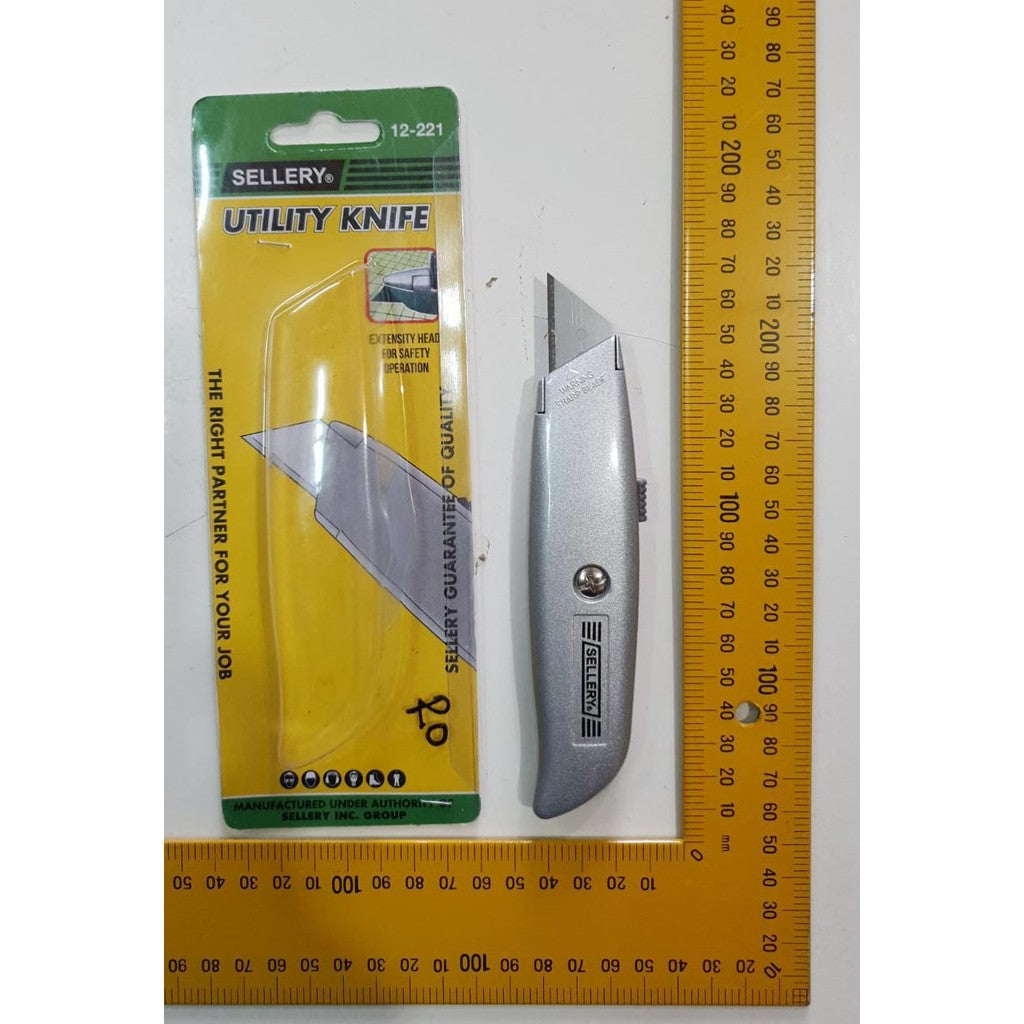 SELLERY 12 221 Utility Knife Cutter stanley Heavy Duty Acrilic MDF GRC ...