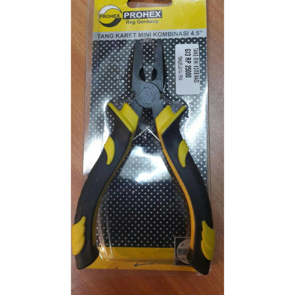 Tang Karet Kombinasi Mini 4,5 inch PROHEX – Timur Jaya