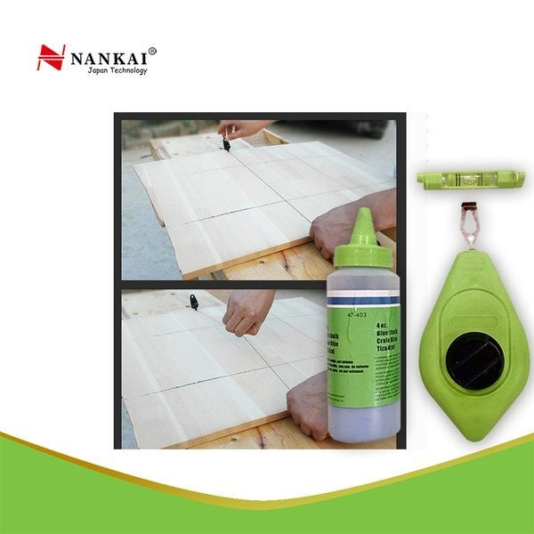 NANKAI Chalk Line 30 M sipat sipatan tinta Marking Benang Kapur – Timur ...