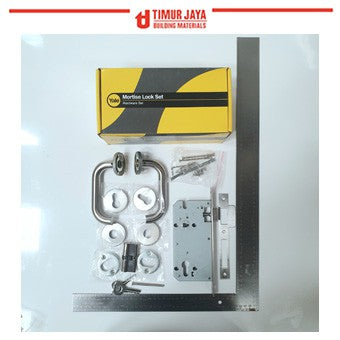 Paket Set kunci Engsel pintu handle Yale MORTISE LOCK SET door lock ...