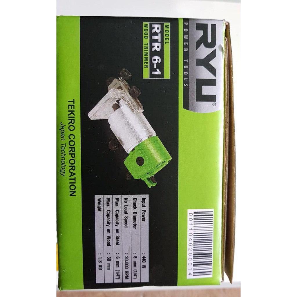 RYU Mesin Router Trimmer Profil Kayu Wood RTR 6 - 1 Ryu Mesin Router T ...