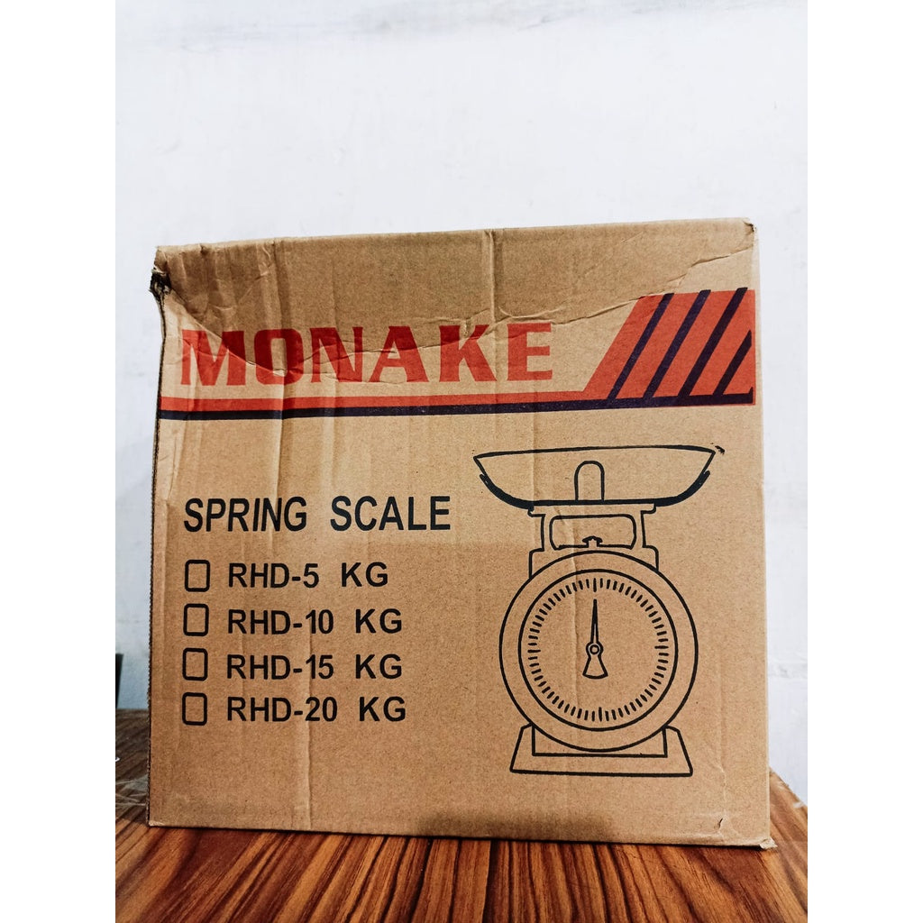 MONA Timbangan CROWN 20 Kg Besi Stainless Jarum Analog Manual Duduk Se ...